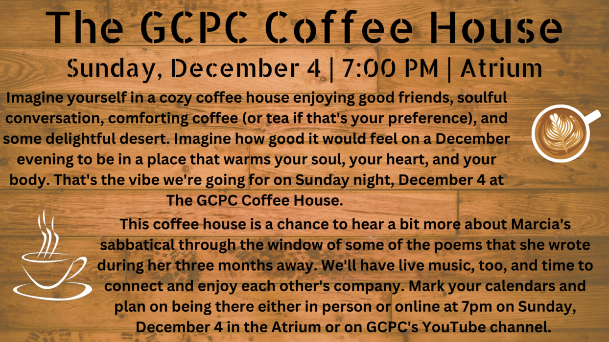The GCPC Coffee House | Grace Covenant